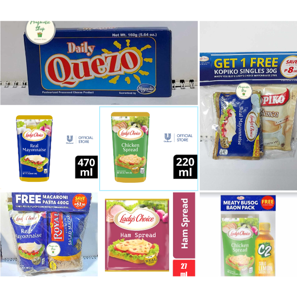 Sandwich Spread/ Mayo/ Mayonaise/Cheese | Shopee Malaysia