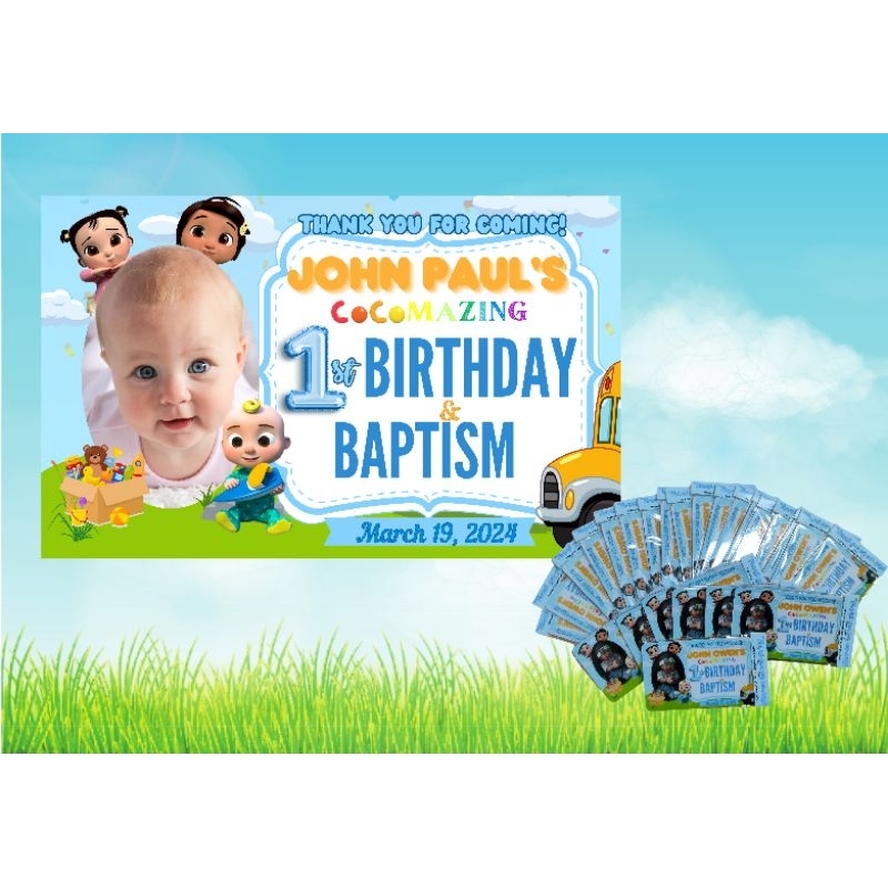 Cocomelon Theme Ref Magnet Souvenir for Birthday and Christening 1mm ...