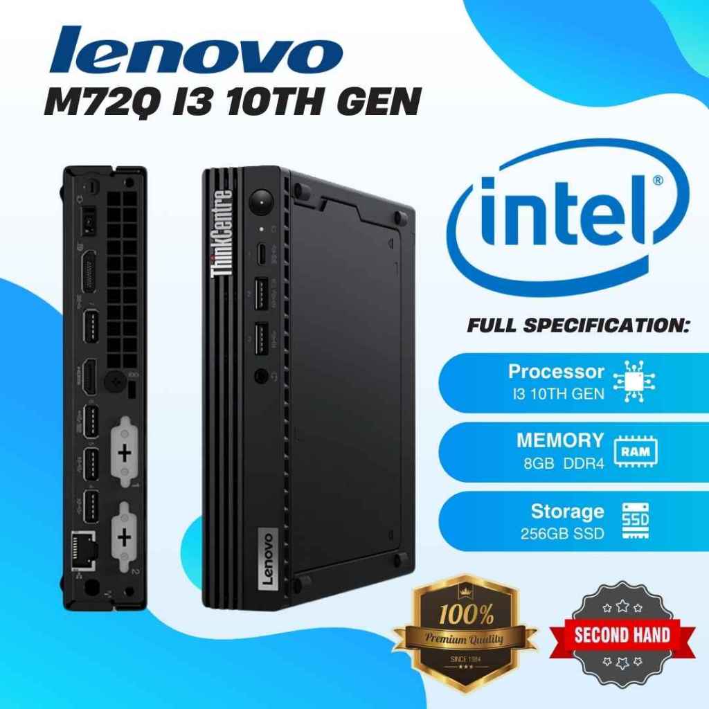 LENOVO MINI PC THINKCENTRE INTEL CORE i5 10TH GEN / i5 12TH GEN COMPACT ...