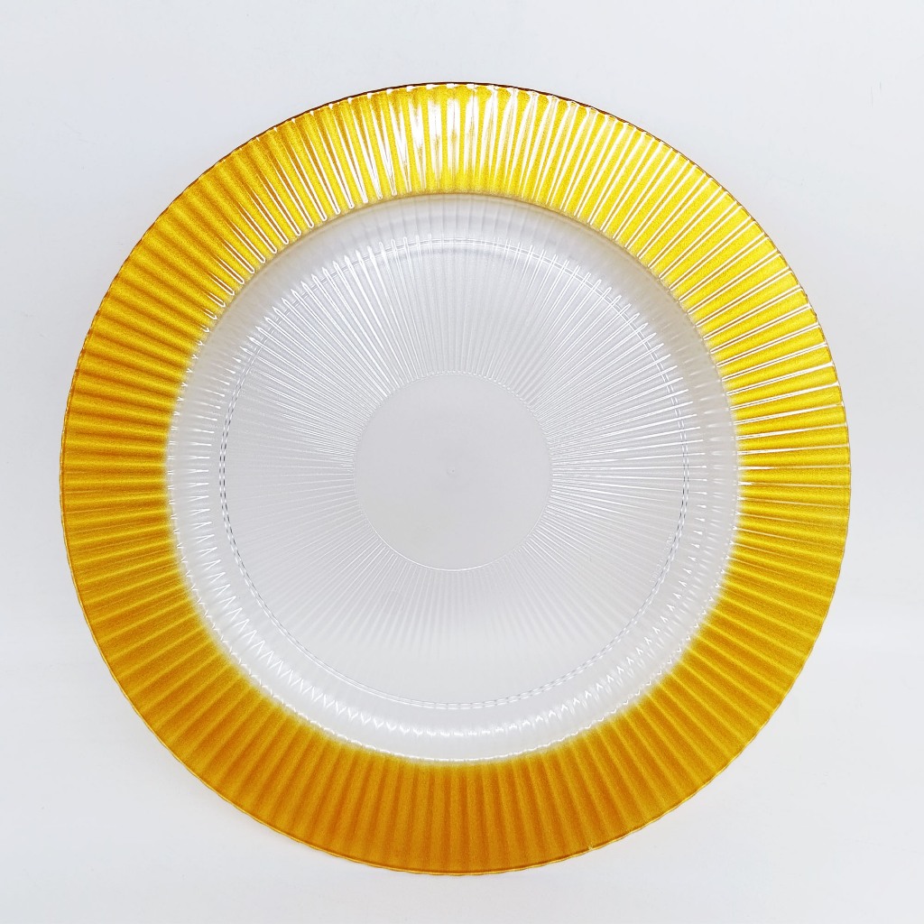 Fea Store Acrylic Charger Plates Round Dining & Serving Wedding ...