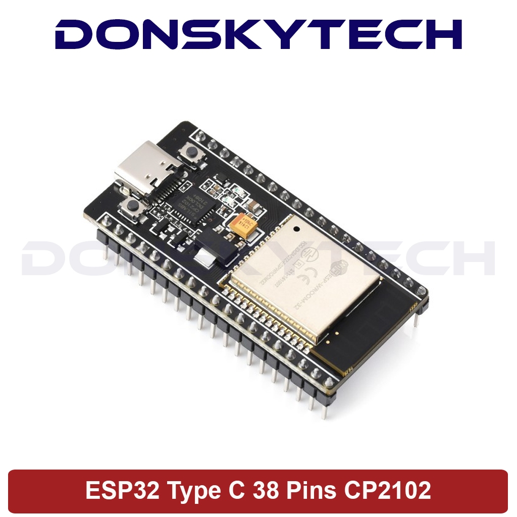 ESP32 Development Board Type-C 38 Pins Esp-wroom-32 Module CP2102 ...