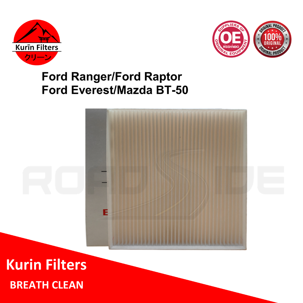 KURIN AC Cabin Filter for Ford Ranger / Ford Raptor / Ford Everest ...