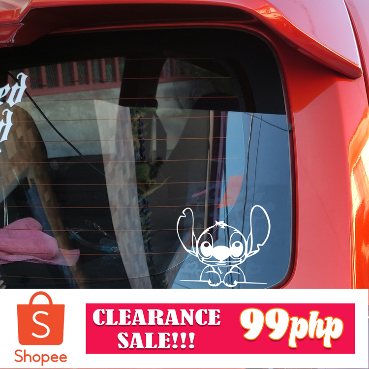 Car Sticker Decals Peeking Stitch Decal for Car Motorcycle Laptop ...