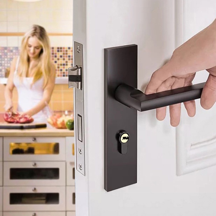 Aluminum Door Lock set Lever Door Knob Handle Lock | Shopee Malaysia