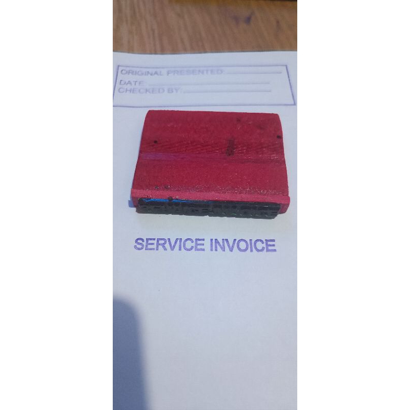 SERVICE INVOICE STAMP | Shopee Malaysia