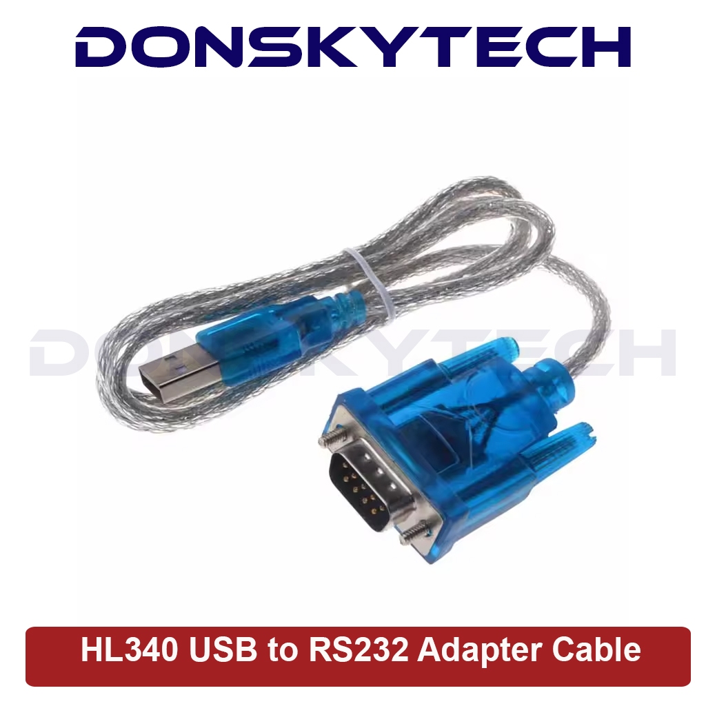 HL-340 HL340 USB to RS232 Serial Port 9 Pin DB9 Cable Serial COM Port ...