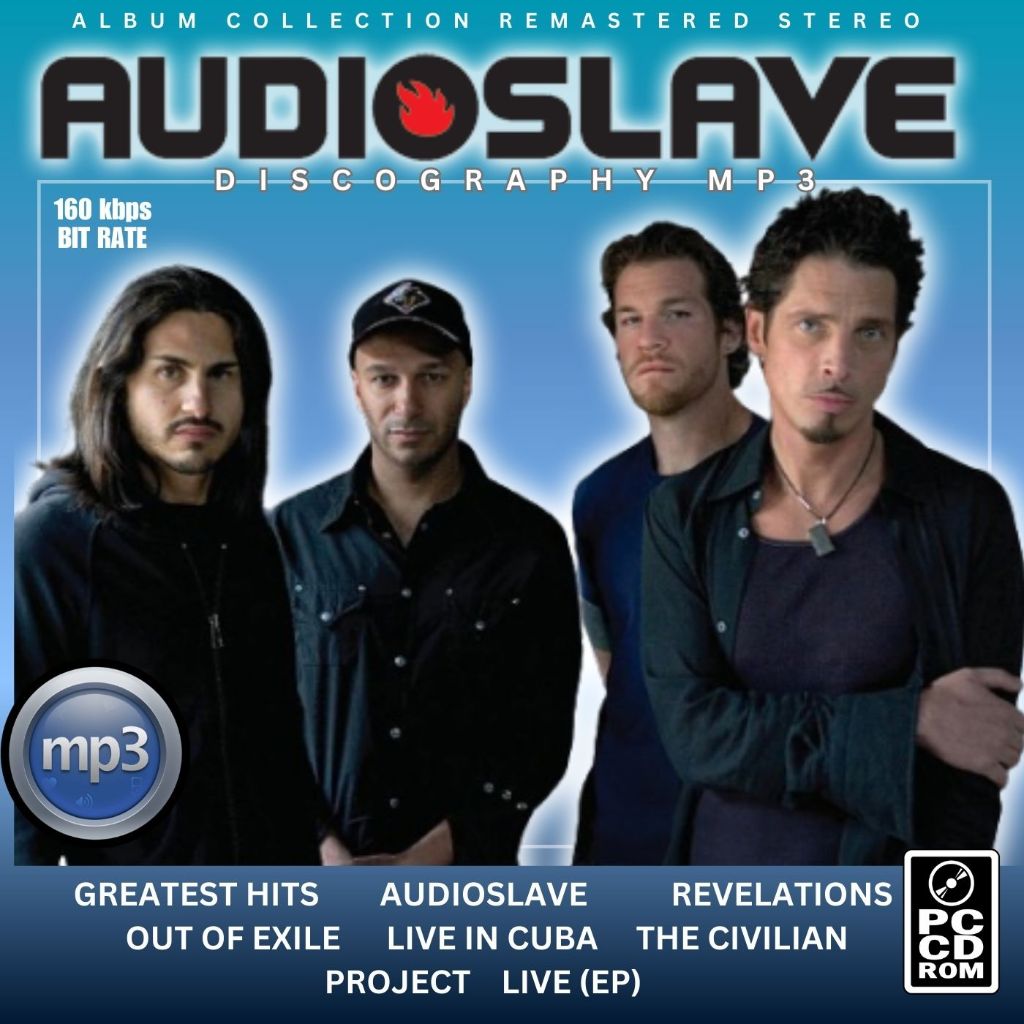 AUDIOSLAVE MP3 music CD for PCCDROM and compatibles (not playable to ...