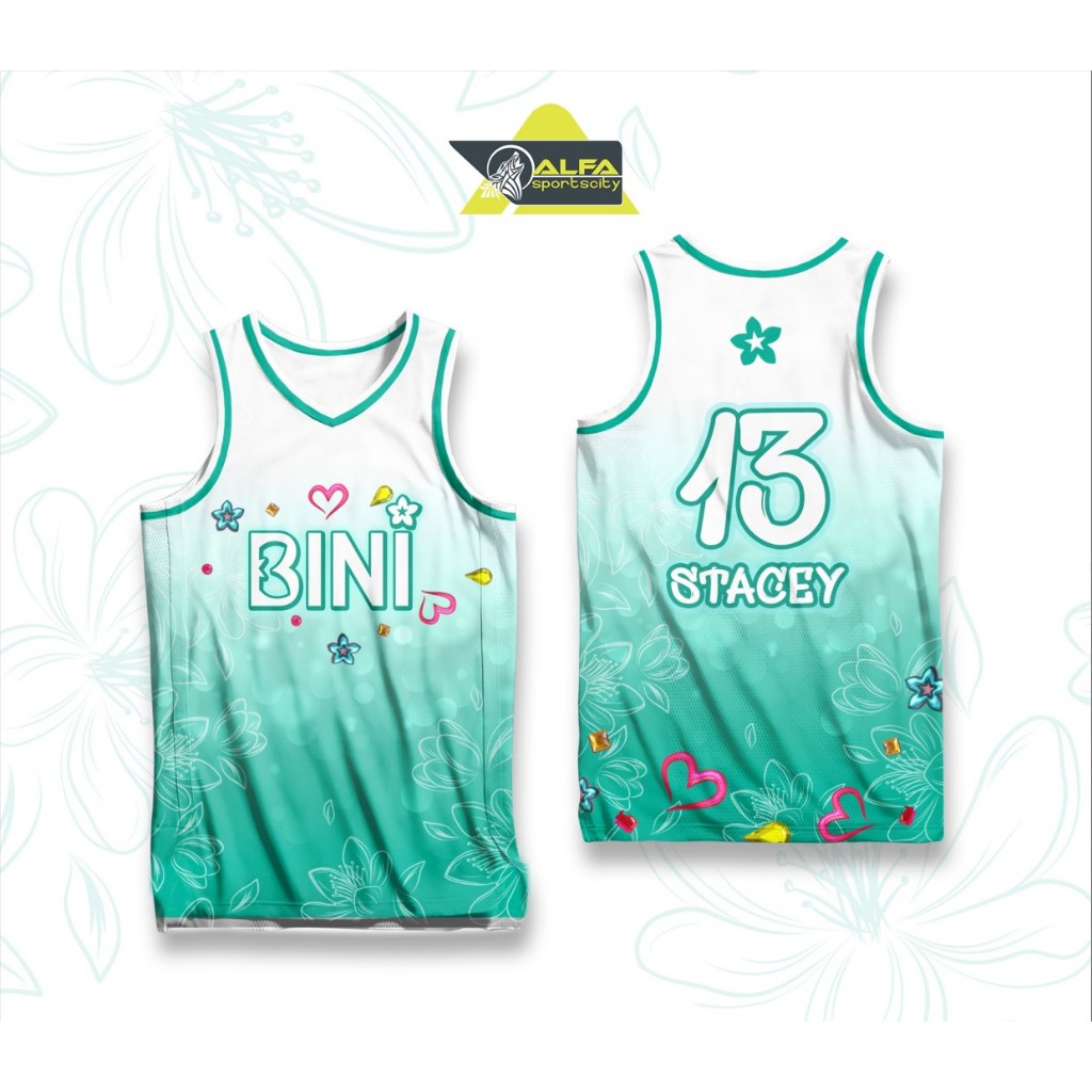 BINI - MINT GREEN INSPIRED FULL SUBLIMATION JERSEY | Shopee Malaysia