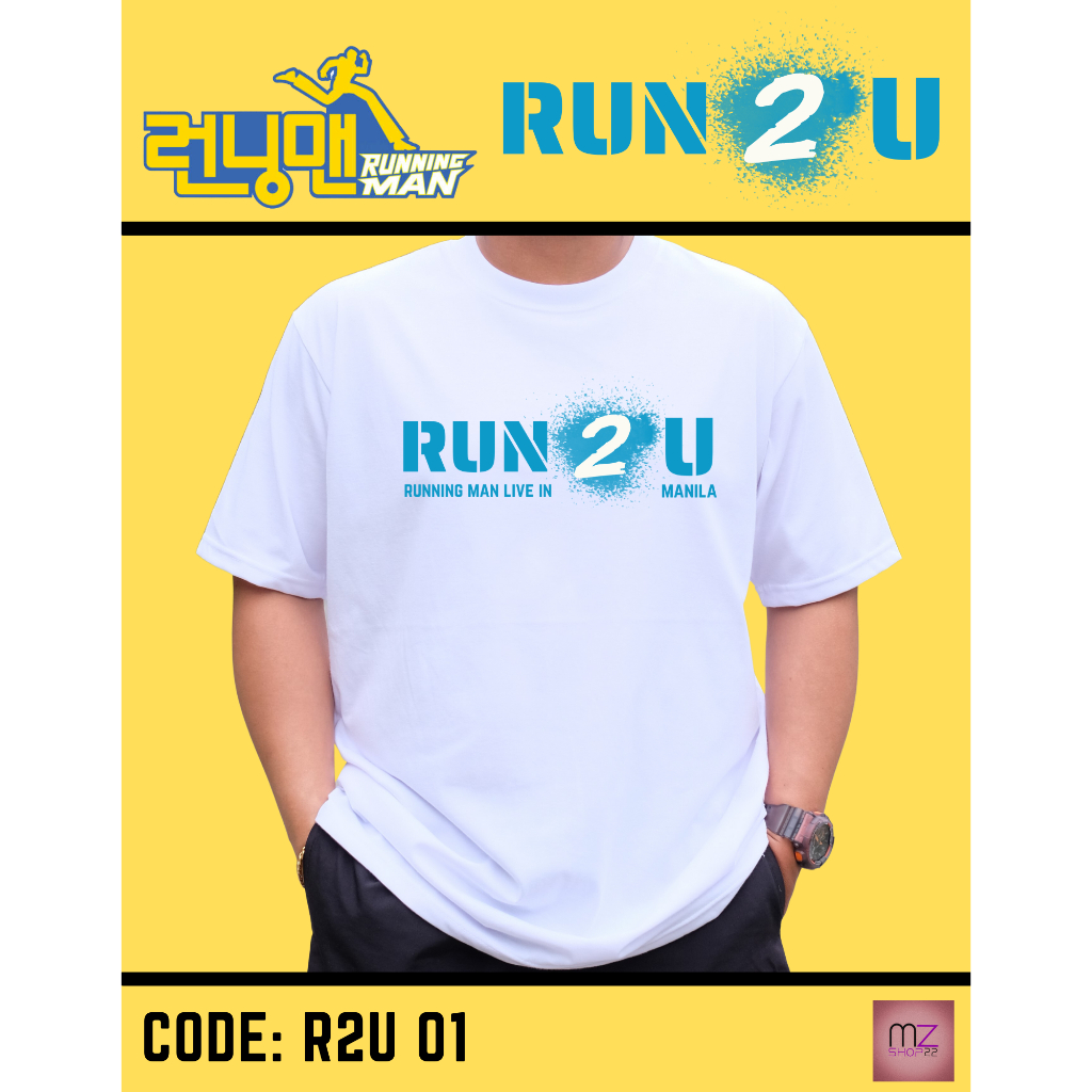 RUNNING MAN T-SHIRT (FANMADE) | Shopee Malaysia