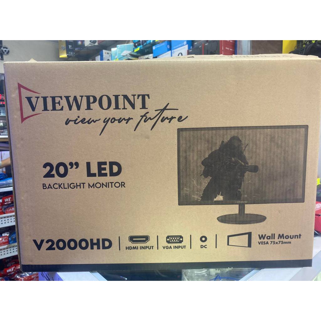 LED VIEWPOINT 20 INCH WIDE BLACK MONITOR | Shopee Malaysia