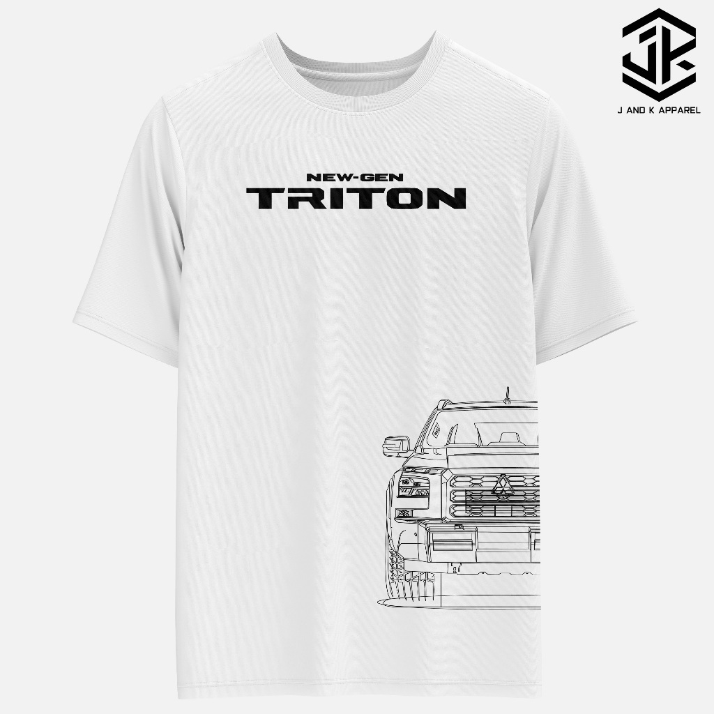 Mitsubishi Triton Car Lineart Design Shirt V2 | Shopee Malaysia