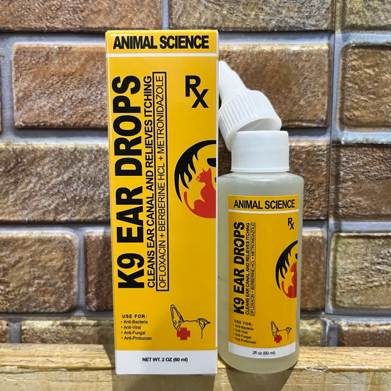 Animal Science: K9 Ear Drops for Dogs & Cats (60ml) | Shopee Malaysia