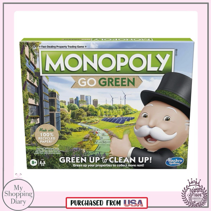 Monopoly Go Green Board Game | Shopee Malaysia