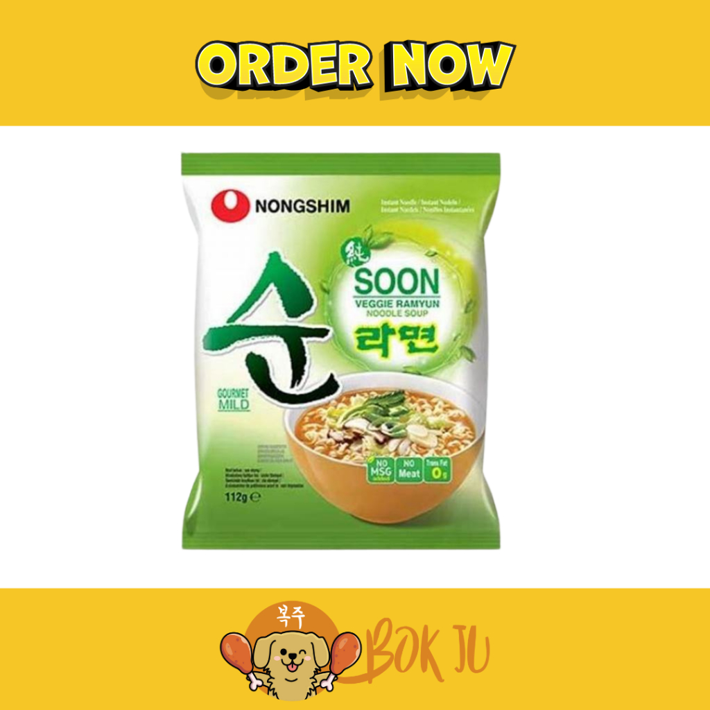 Nongshim Soon Veggie Noodle Soup Korean Instant | Shopee Malaysia