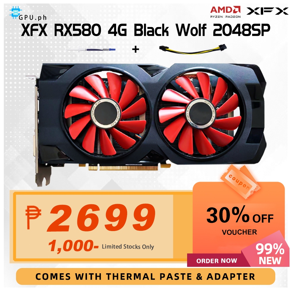 Used Sapphire RX580 590 XFX RX580 590 RX5700 8GB D5 DUAL FAN AMD Graphics Card GPU | Shopee Malaysia