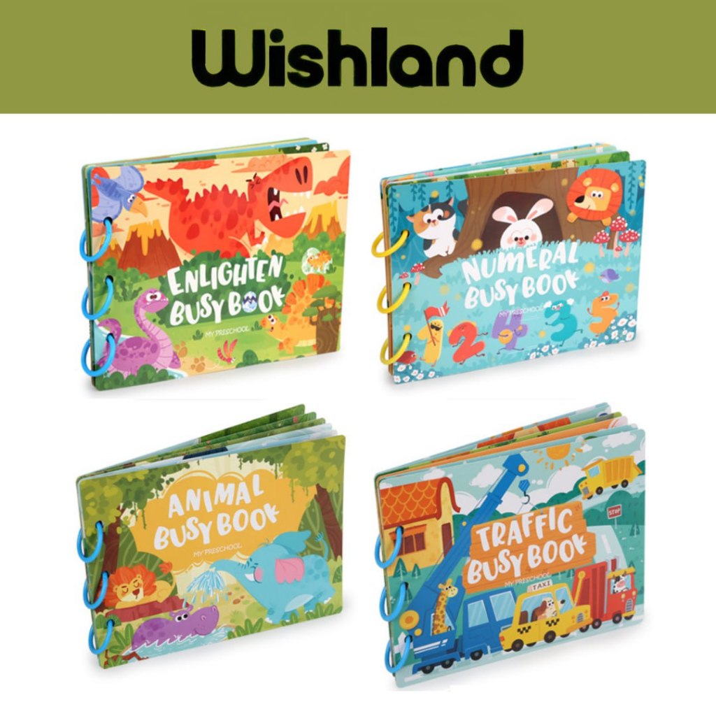 My Preschool Busy Book Ages 2+ Sensory Interactive Activities Gift For ...