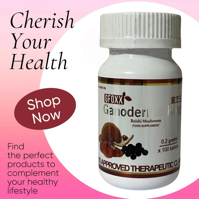 gfoxx Ganoderma King Reishi Mushroom -100 tablets | Shopee Malaysia