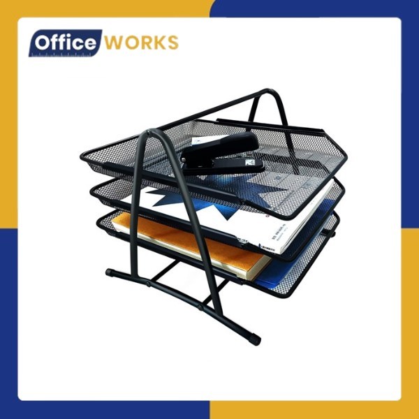 Metal Desk Tray 2 and 3 Layer | Shopee Malaysia