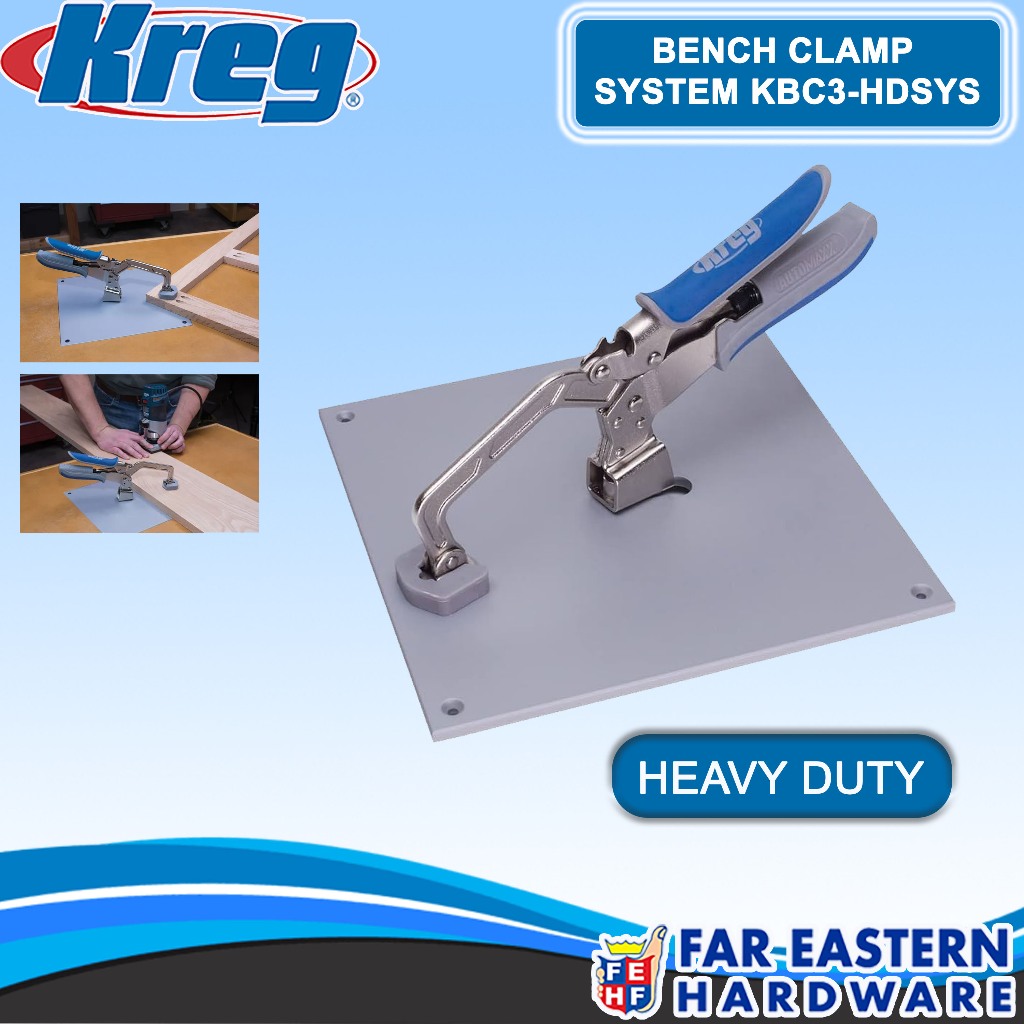 KREG Heavy-Duty Bench Clamp System KBC3-HDSYS | Shopee Malaysia