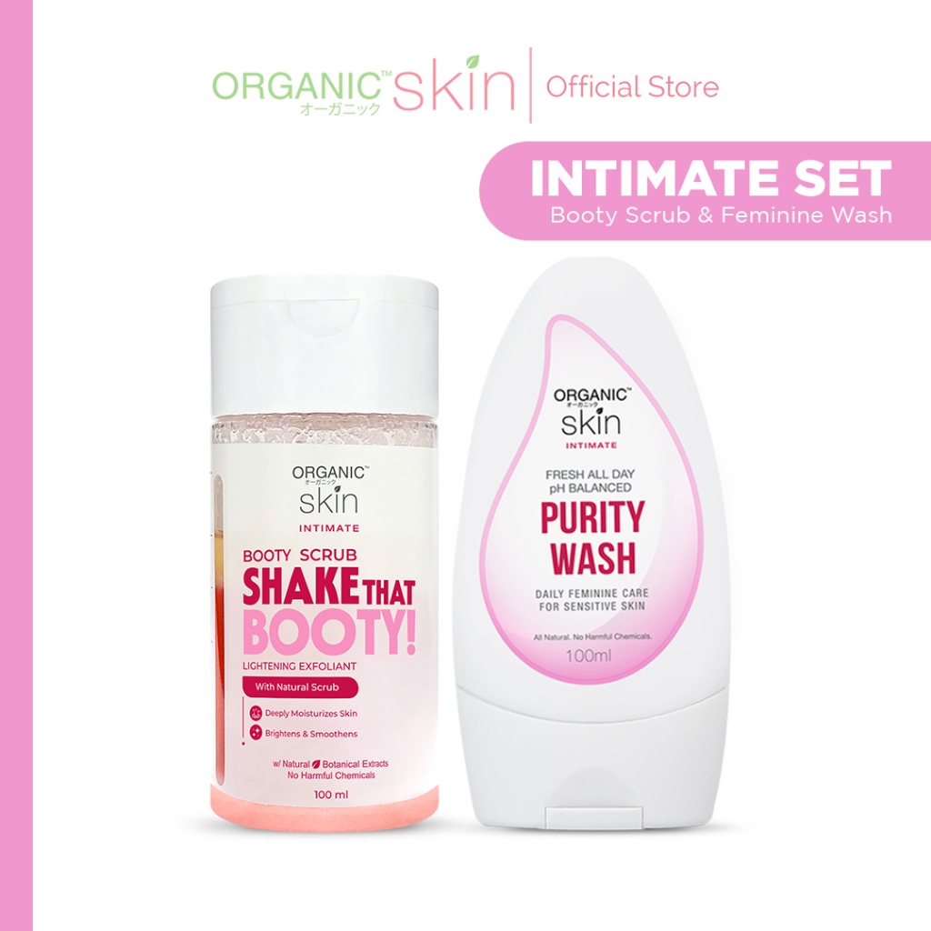 Organic Skin Japan Intimate Set Purity Wash and Booty Scrub | Shopee ...