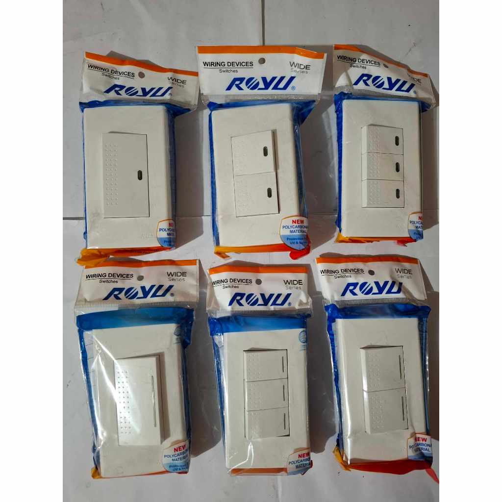 ROYU HIGH QUALITY WIDE SERIES Switch (with Reflector and with Led ...