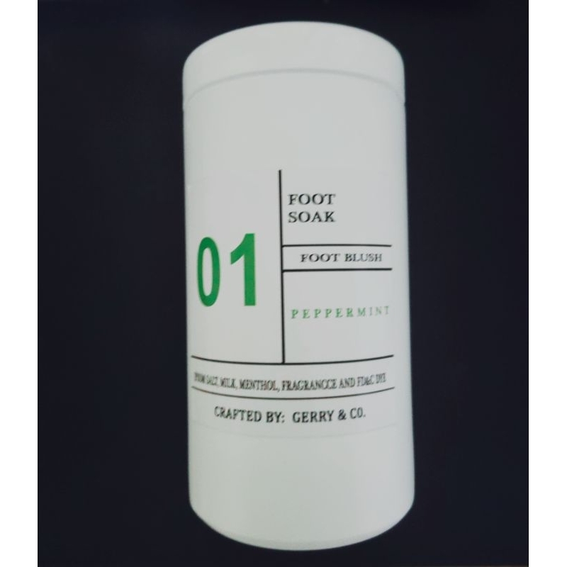 1kg EPSOM SALT FOOT SOAK FOOT BLUSH Peppermint | Shopee Malaysia