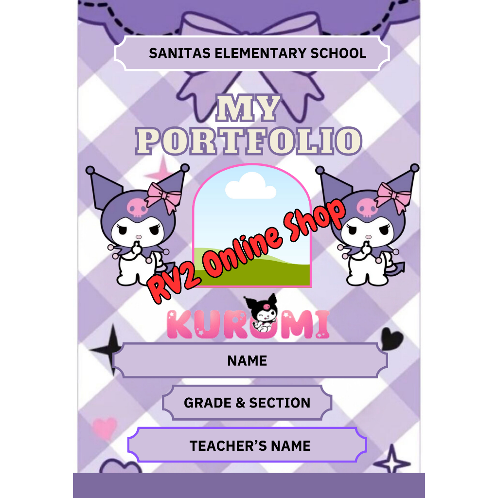 MY PORTFOLIO STICKER DESIGN A4 SIZE | Shopee Malaysia
