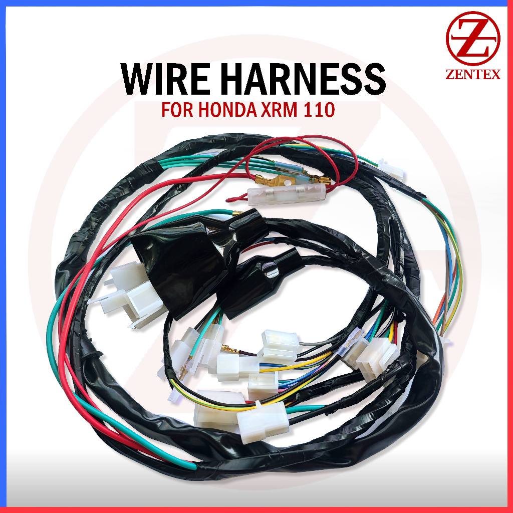 WIRE HARNESS FOR HONDA XRM 110 XRM110 MOTORCYCLE WIRING HARNESS ...