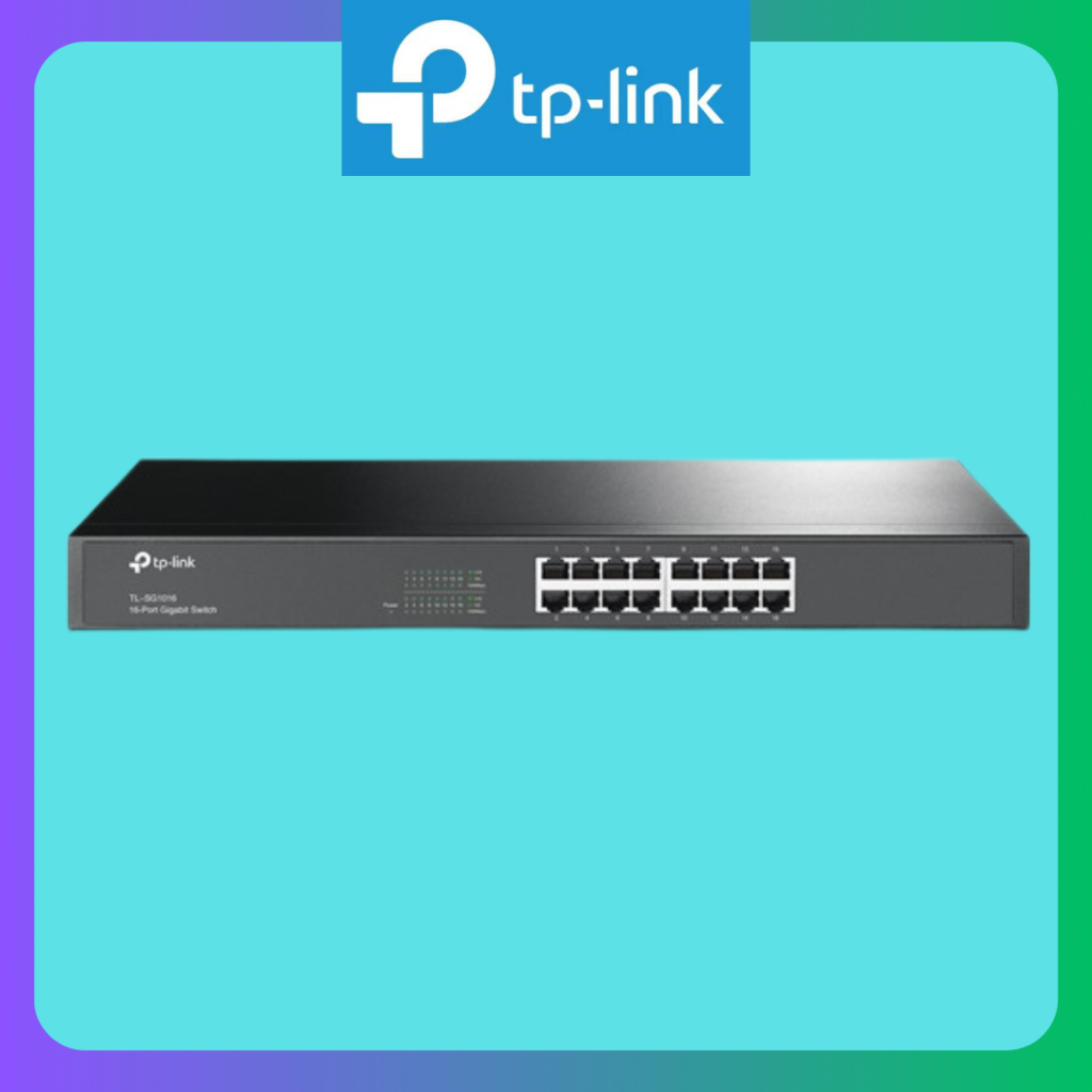 tp-link TL-SG1016 16-Port Gigabit Rackmount Switch | Shopee Malaysia
