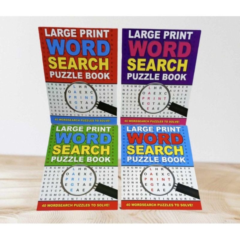 Puzzle Book Large Print Word Search Puzzle book | Shopee Malaysia