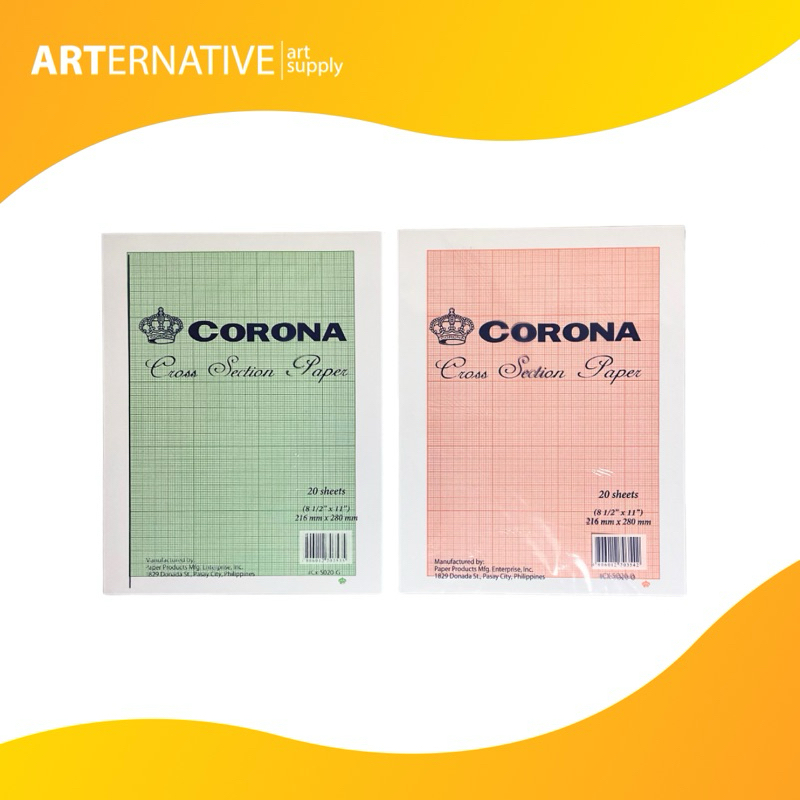 Corona Cross Section Paper 20 Sheets | Shopee Malaysia