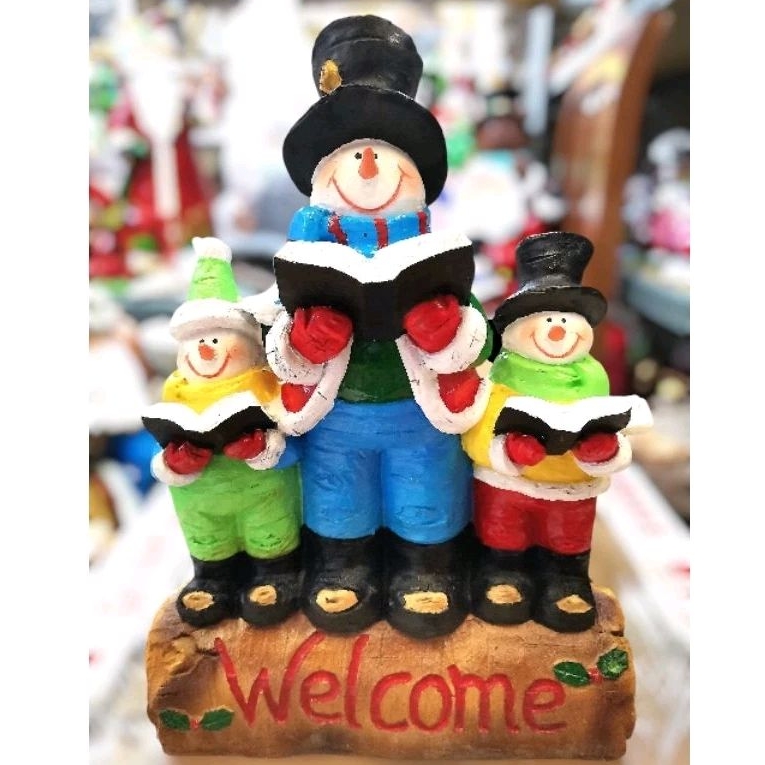 THE SNOWMEN CAROLERS CHRISTMAS DISPLAY | Shopee Malaysia