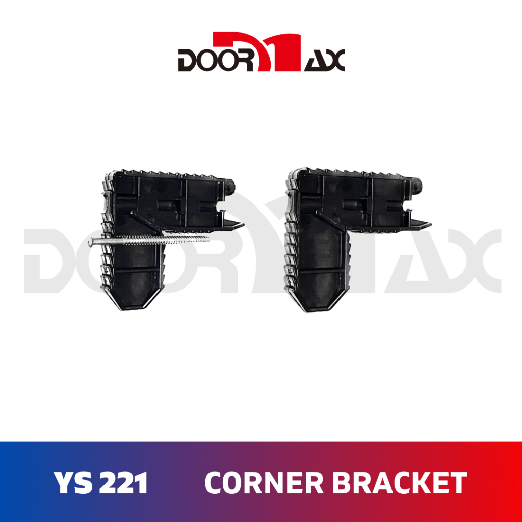 DOORMAX Traditional Plastic Corner Bracket for YS221 with / without ...