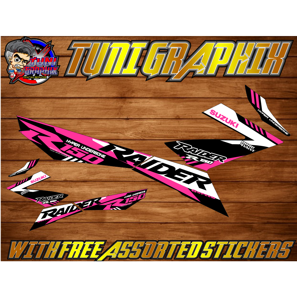 RAIDER 150 FI DECAL 2021 (PINK) | Shopee Malaysia