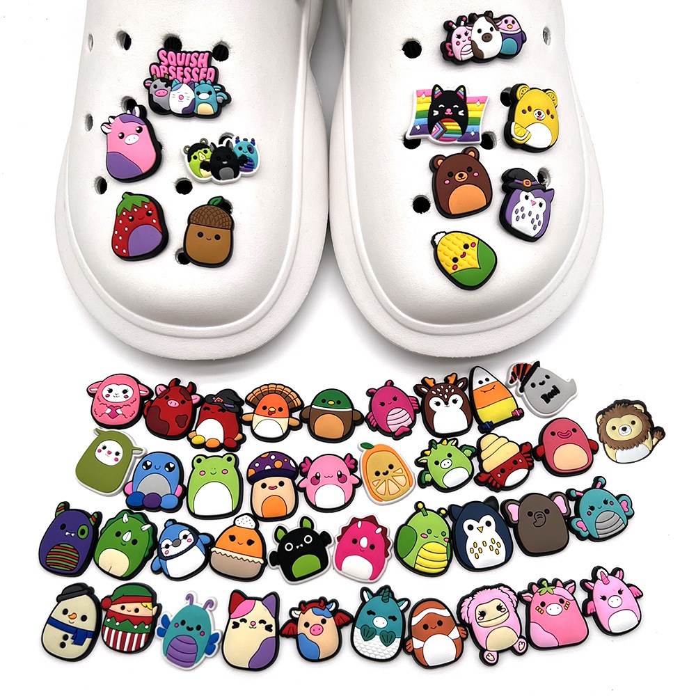 Squishmallow Plush Toy Series Crocs Jibbitz Accessories Cute Cartoons ...