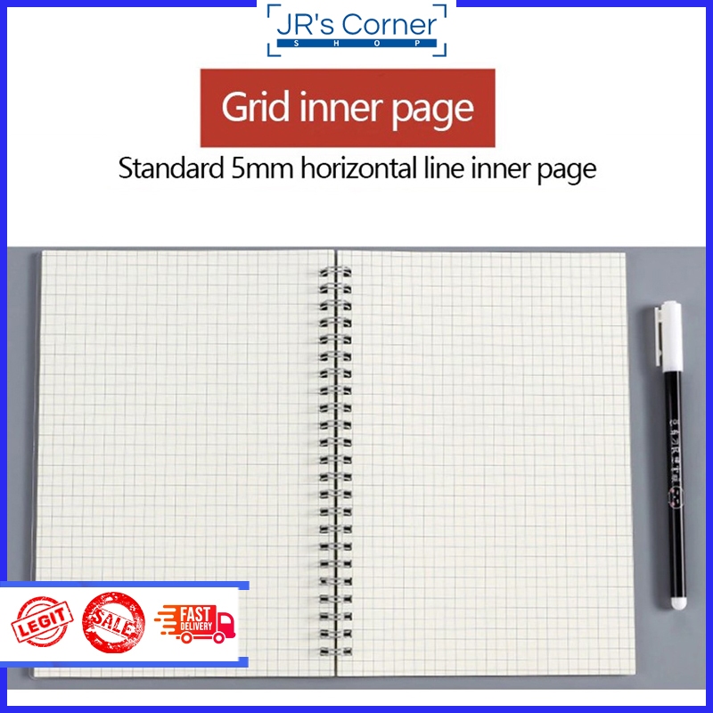 Spiral Notebook - A5, A6, B5 with Transparent Matte PP Cover and ...