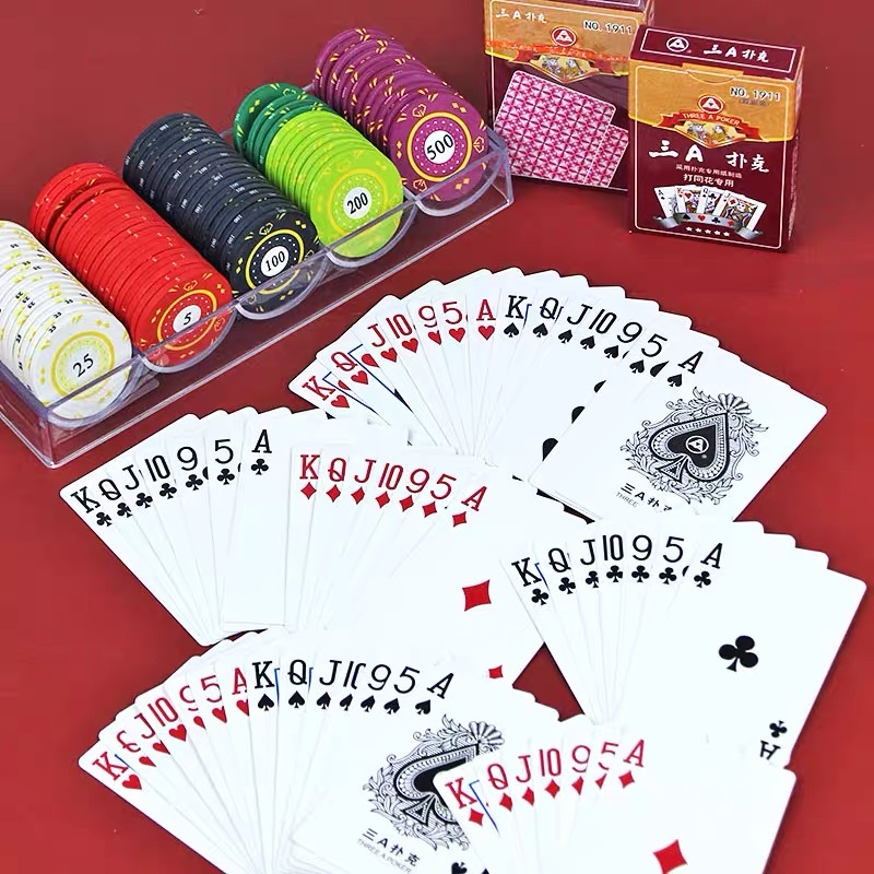 Leisure and entertainment Waterproof Plastic Playing Cards With Hard ...