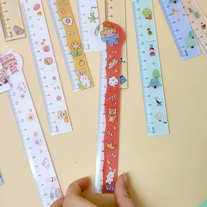 [ PT050] 1PC 15CM Cartoon Kids Student Ruler School Stationery Supplies ...