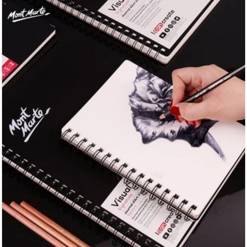 A5/A4 Mont Marte Visual Art Diary (120 Pages) | Shopee Malaysia