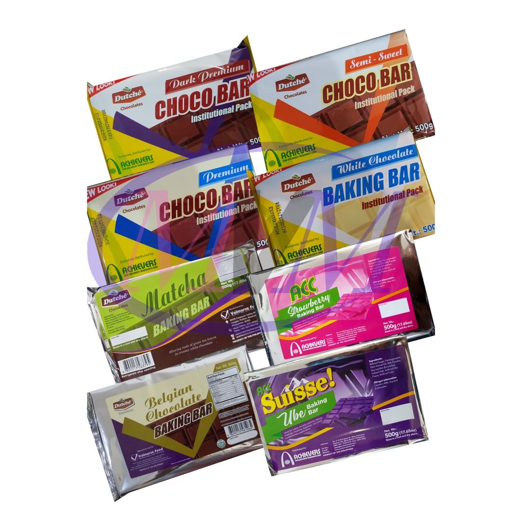 Dutche Choco Bar Premium, Matcha, Semi Sweet, White, Strawberry, Dark ...