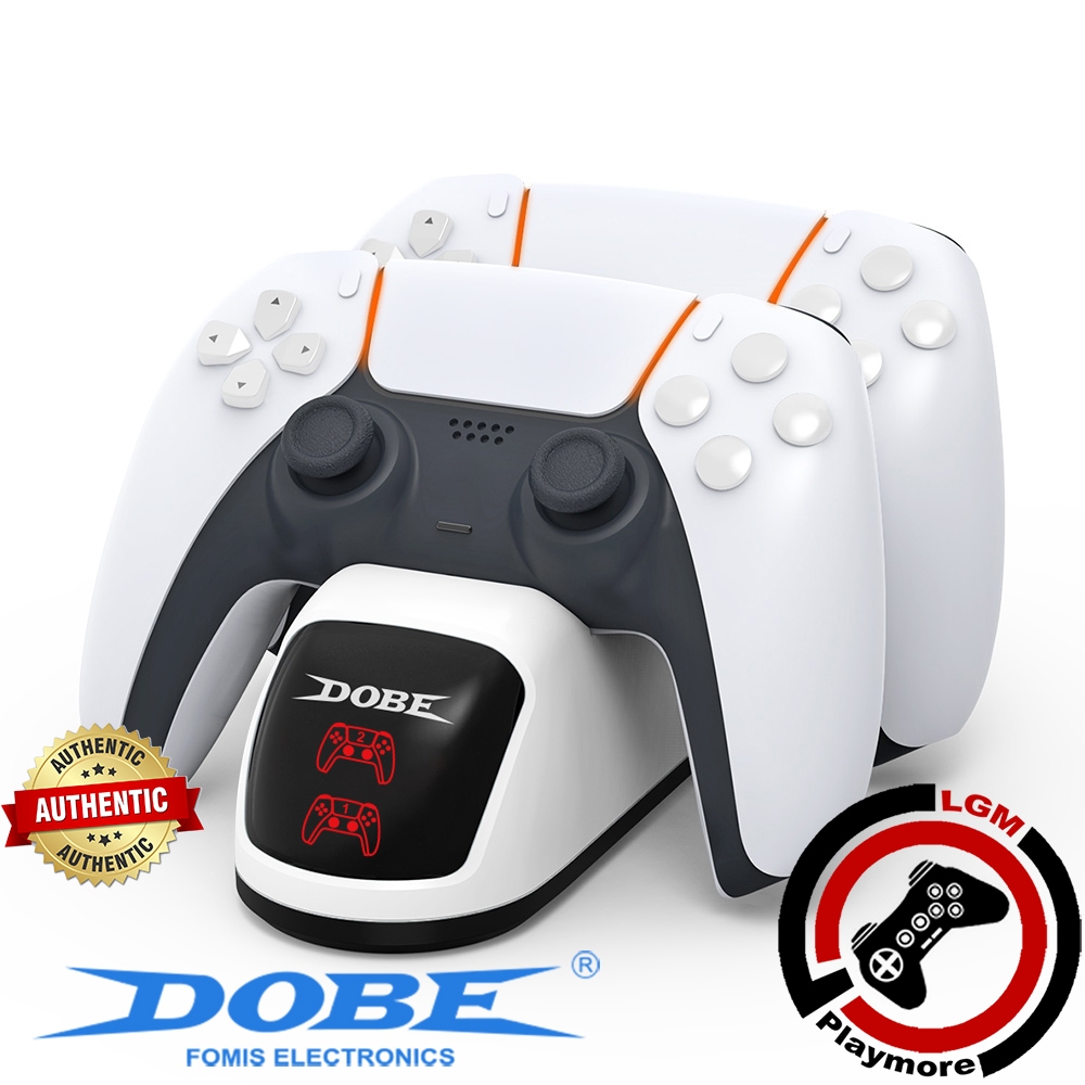 Dobe Playstation 5 PS5 DualSense Controller Dual Charging Dock Station TP5-0515B / TP5-0515C ...