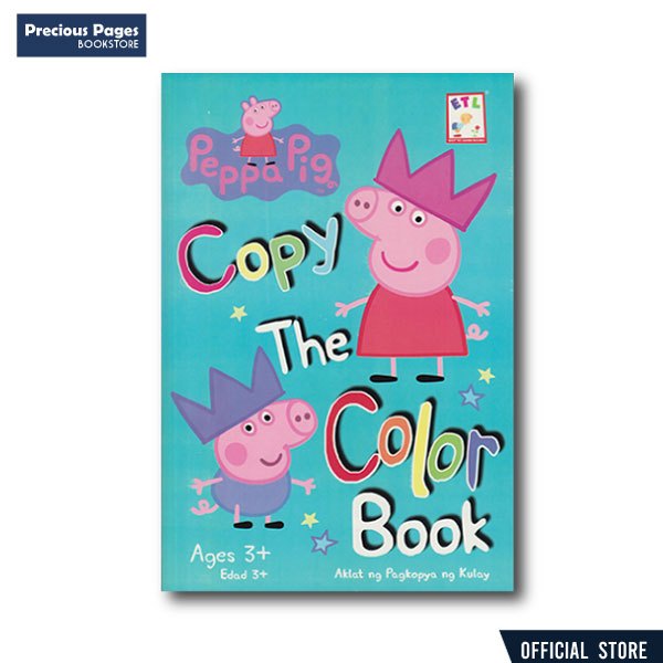 Peppa Pig Copy The Color Book | Shopee Malaysia
