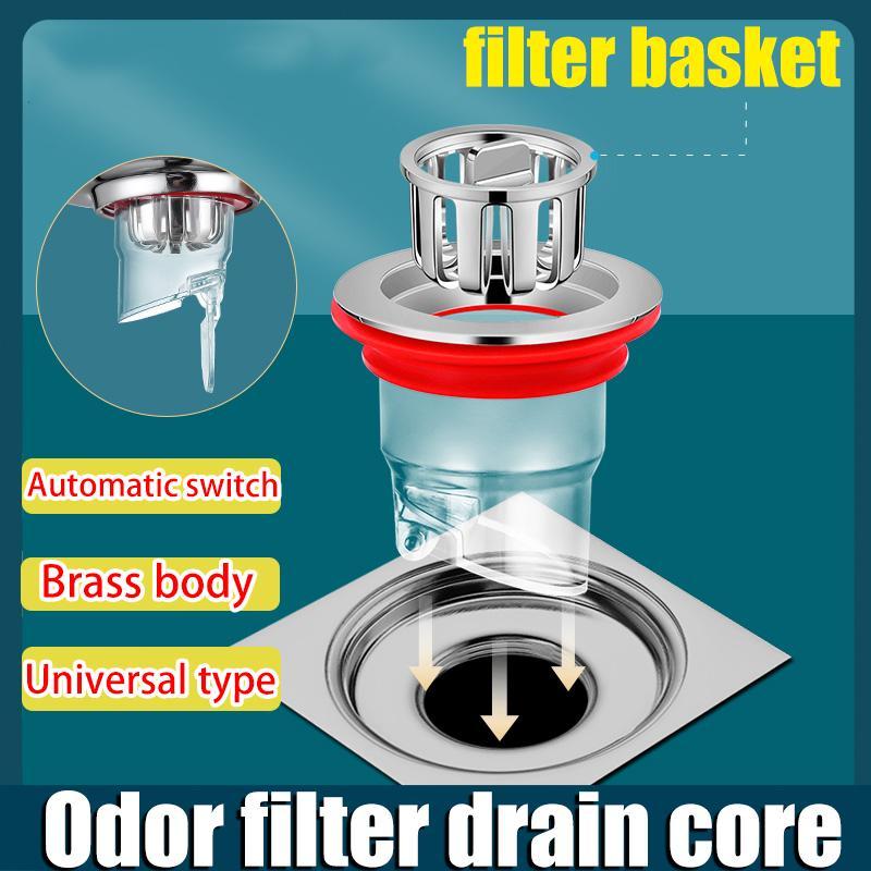 ABS magnetic floor drain core Universal floor drain deodorizer toilet ...