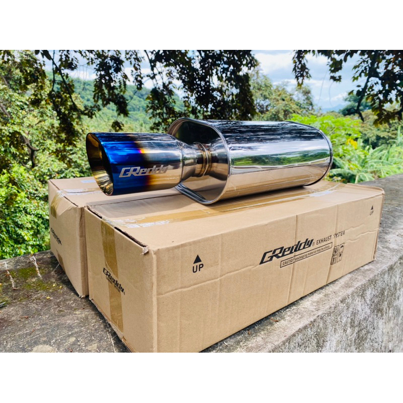 GREDDY CHAMBERED MUFFLER - BURNT TIP | Shopee Malaysia