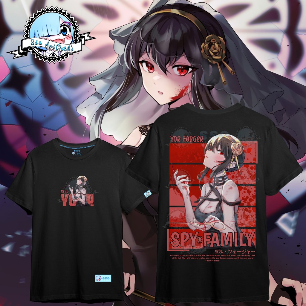 Anime Shirt - Yor Forger v3 - Spy x Family | Shopee Malaysia