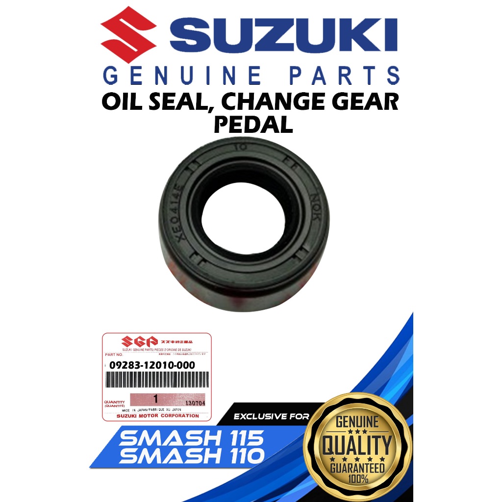 SUZUKI OIL SEAL, CHANGE GEAR PEDAL FOR SMASH 115 / SMASH 110 ( 09283 ...