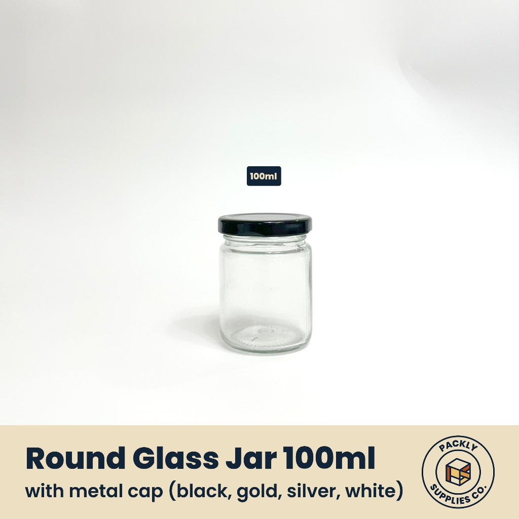 COCO Round Glass Jar 100ml 5cm*7.5cm | Shopee Malaysia