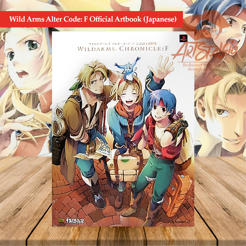 Wild Arms Alter Code: F Official Artbook (Japanese) | Shopee Malaysia