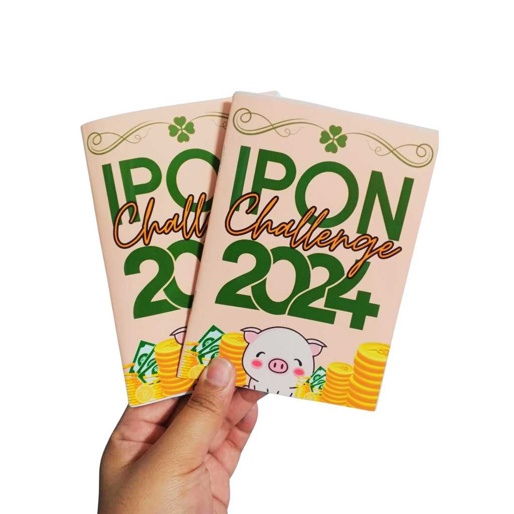 Ipon Challenge / Savings tracker small notebook planner pocket mini ...
