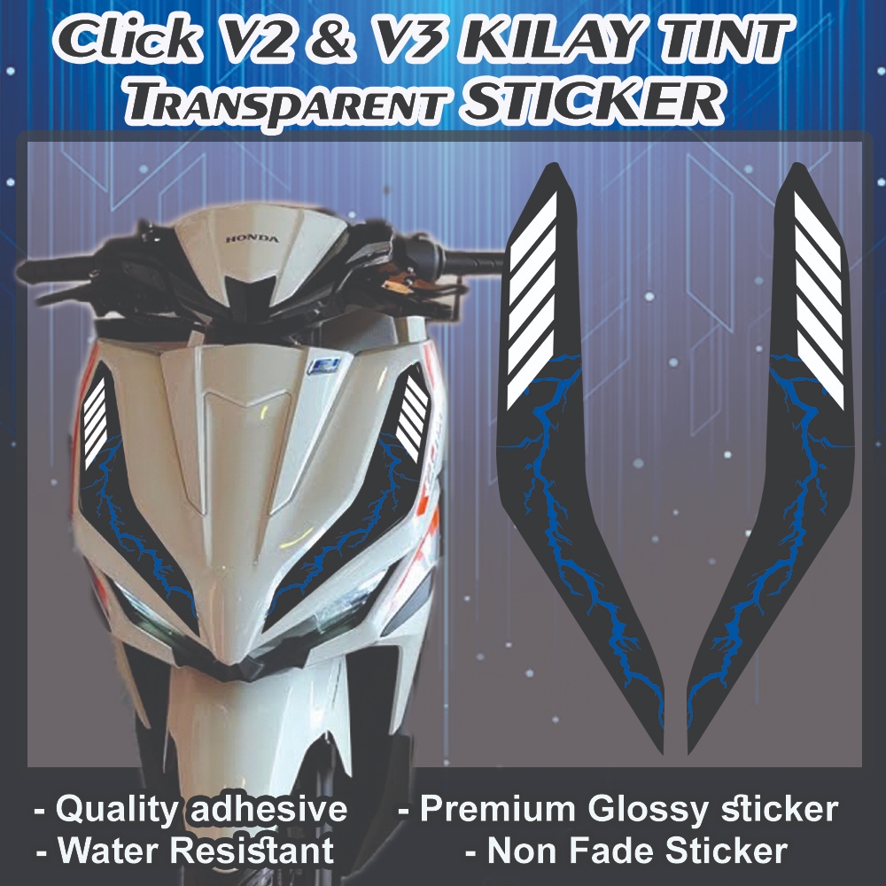 Honda click Version 2 and Version3&4 Kilay tint New Design kilay tint ...